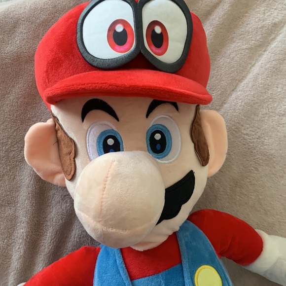 Nintendo | Toys | Mario Plushy Mario Odyssey 24 Inch See Water Bottle ...